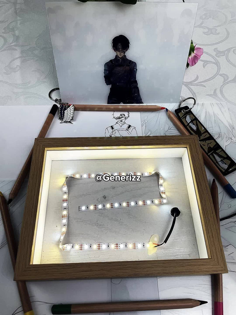 Attack on Titan - Fallen Comrades - Levi Final Salute LED Light Painti ...