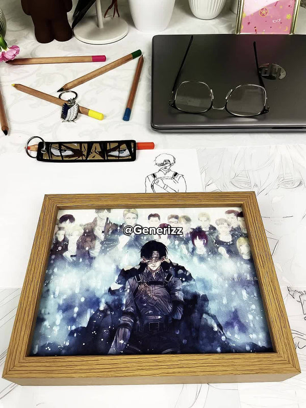 Attack on Titan - Fallen Comrades - Levi Final Salute LED Light Painti ...
