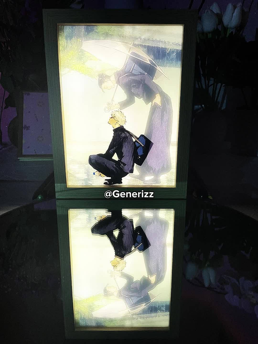 Jujutsu Kaisen - Rainy Umbrella Scene: Gojo & Geto LED Light Painting ...