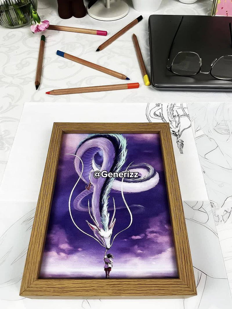 Spirited Away - Touching Scene: Chihiro x Haku LED Light Painting ...